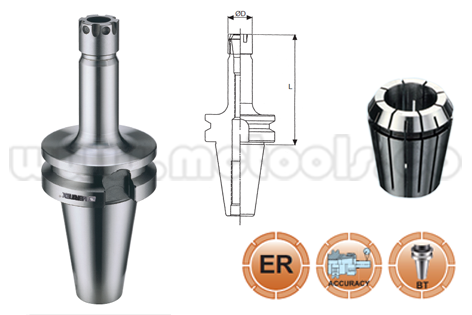 ÁRBOL CONO PORTA-BOQUILLA BT30 ER11M REF: BT30-ER11M-100-B - Mctools