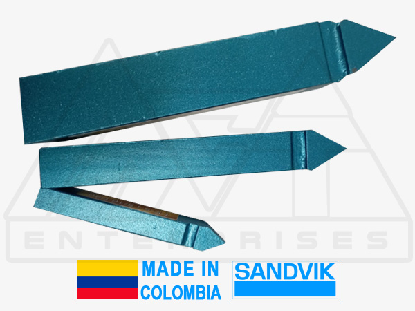 Buril para torno, buril externo capacidades desde 1/4" hasta 1"